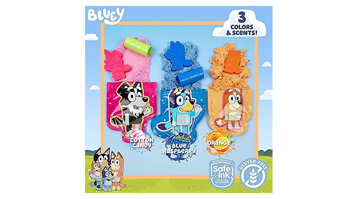 Bluey SLIMYGLOOP Slimy Sand: Scented Mold & Play Fun for Kids