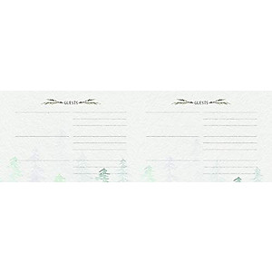 Guest Book Cabin Edition