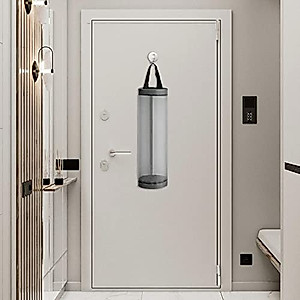 GURSAC Plastic Bag Dispenser Stand Hanging Foldable Mesh Trash Bag Organizer Recycling Stand Trash Can Storage Bag Storage Organizer