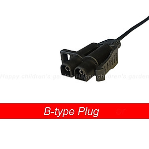 6V Charger for Kids Ride On Car 6 Volt Battery Charger for Frozen Scooter Batman Car Minnie Mouse 3-Wheel Scooter Ripper Swirl YFZ450 B-Type Plug