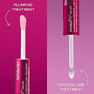 StriVectin Anti-Wrinkle Double Fix for Lips Plump and Smooth Vertical Lines, Hydrating Two-in-One Treatment, 0.16 Fl O