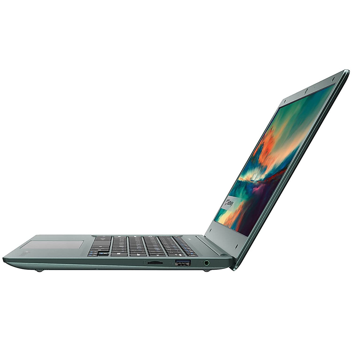 Gateway 11.6" Ultra Slim Notebook Laptop Computer, Green, Intel Celeron N4020 Processor, 4GB LPDDR4 RAM, 64GB eMMC, Bluetooth, Webcam, Windows 10 S, Office 365 Personal 1-Year, BROAGE 64GB Flash Drive