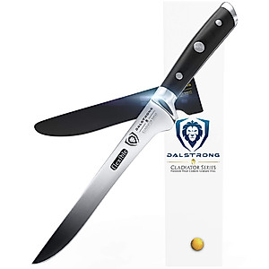The Gladiator Series Butcher Bundle - The Gladiator Series 12" Slicing & Carving Knife (Granton Edge) Bundled with The Gladiator Series 6" Boning Knife