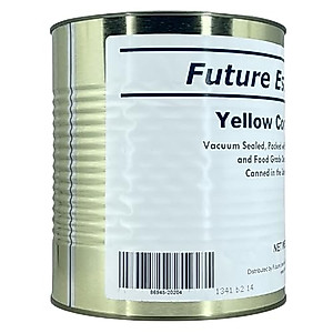 1 Can of Future Essentials Yellow Cornmeal, #10 Can, 5 lbs Net Weight