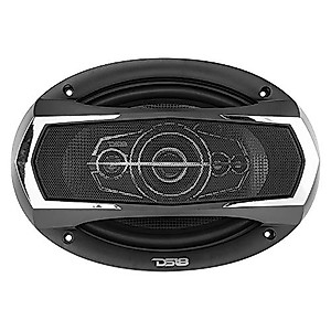 DS18 SLC-N69X Coaxial Speaker - 6x9, 4-Way Speaker, 260W Max Power, 65W RMS, Woofer, Midrange, and Tweeters in one, Removable Cover Included - Select Speakers Provide Undiscovered Value - 2 Speakers