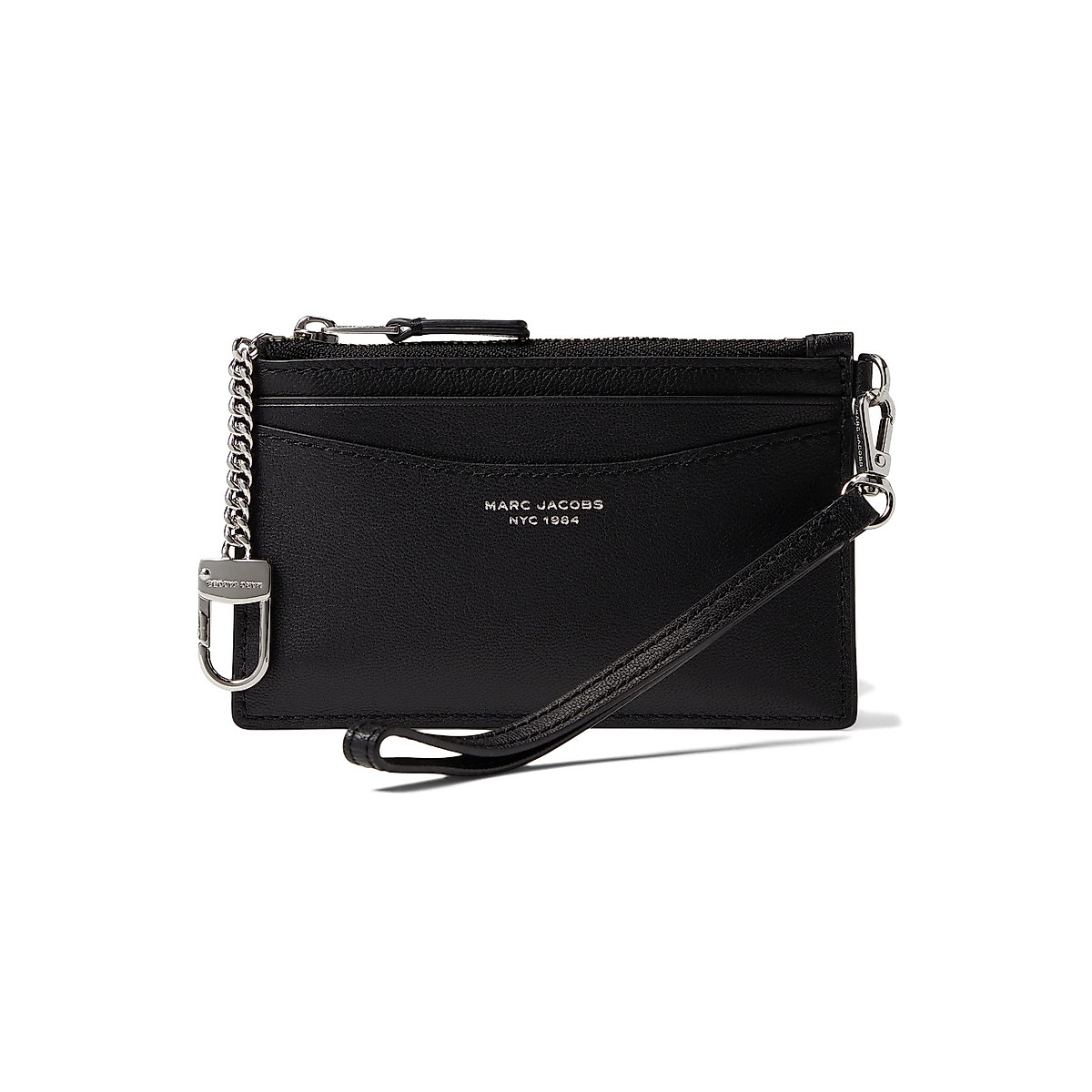 Marc Jacobs The Top Zip Wristlet Wallet Black One Size