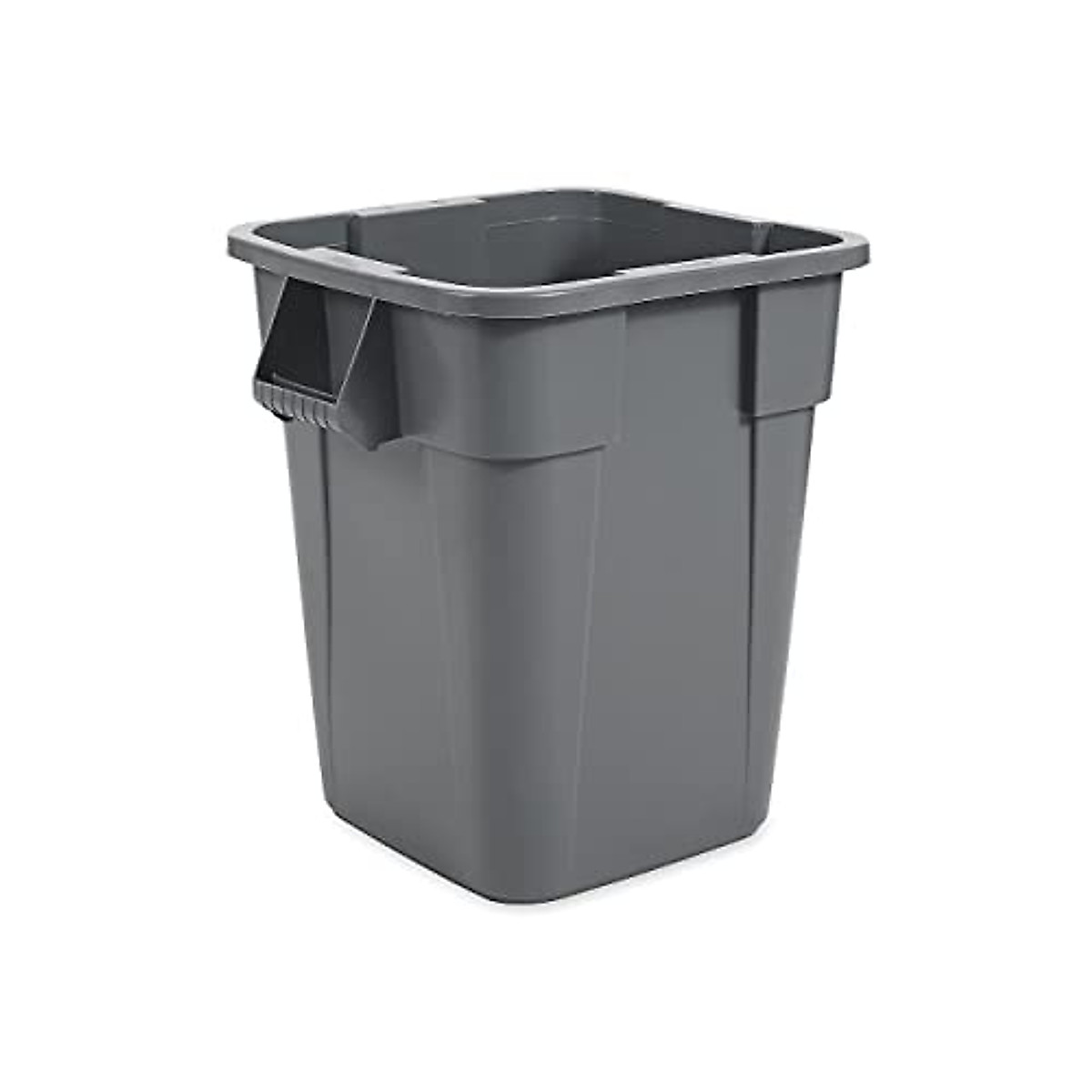 Rubbermaid Commercial 353600Gy Brute Container, Square, Polyethylene, 40Gal, Gray