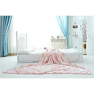Cute Anime Melody Blanket Plush Throw Blanket Soft Bed Blankets Coral Fleece Blanket,150x200cm