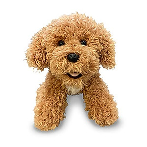 Super Soft Plush Dog Toy, Labrador Puppy, Cream Color, 13 Inches, Great for Kids and Adults, Cuddly Companion for Grandparents, Stuffed Animals & Stuffed Dolls (Goldendoodle)