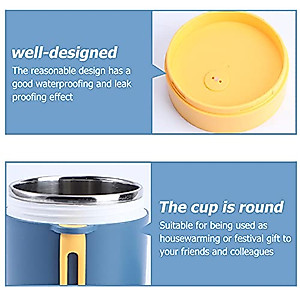 LIFKOME 450ml Food Stainless Steel Insulated Coffee Mug with Handle Double Wall Vacuum Travel Mug Food Jar Soup for Hot & Cold Foods Food Jar for Toddlers &
