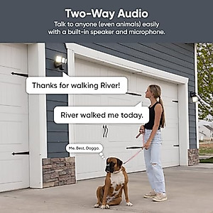 WYZE Floodlight Camera Pro, 3000-Lumen LEDs, 180° Wide View, 2K HD Outdoor Security Camera, Motion Detection, 105dB Siren, Cloud & Local Storage, Color Night Vision, for Home Surveillance, Wired