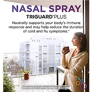 TriGuard Plus Colloidal Silver Nasal Spray with Olive Leaf Extract & Elderberry Extract | Sinus Treatment, Nose Spray & Immune System Booster 2 oz / 60ml