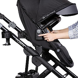 Baby Trend Morph Single to Double Modular Travel System, Black