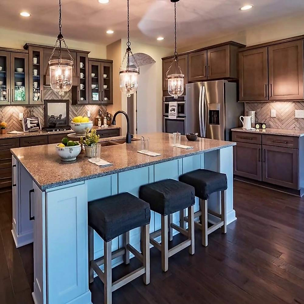 FTL MR16 LED Light Bulbs 3000K Warm White AC/DC 12V Non Dimmable Glass Cover 5W 500lm GU5.3 Spotlight 50W Halogen Replacement for Track Lighting and Outdoor Landscape 6-Pack