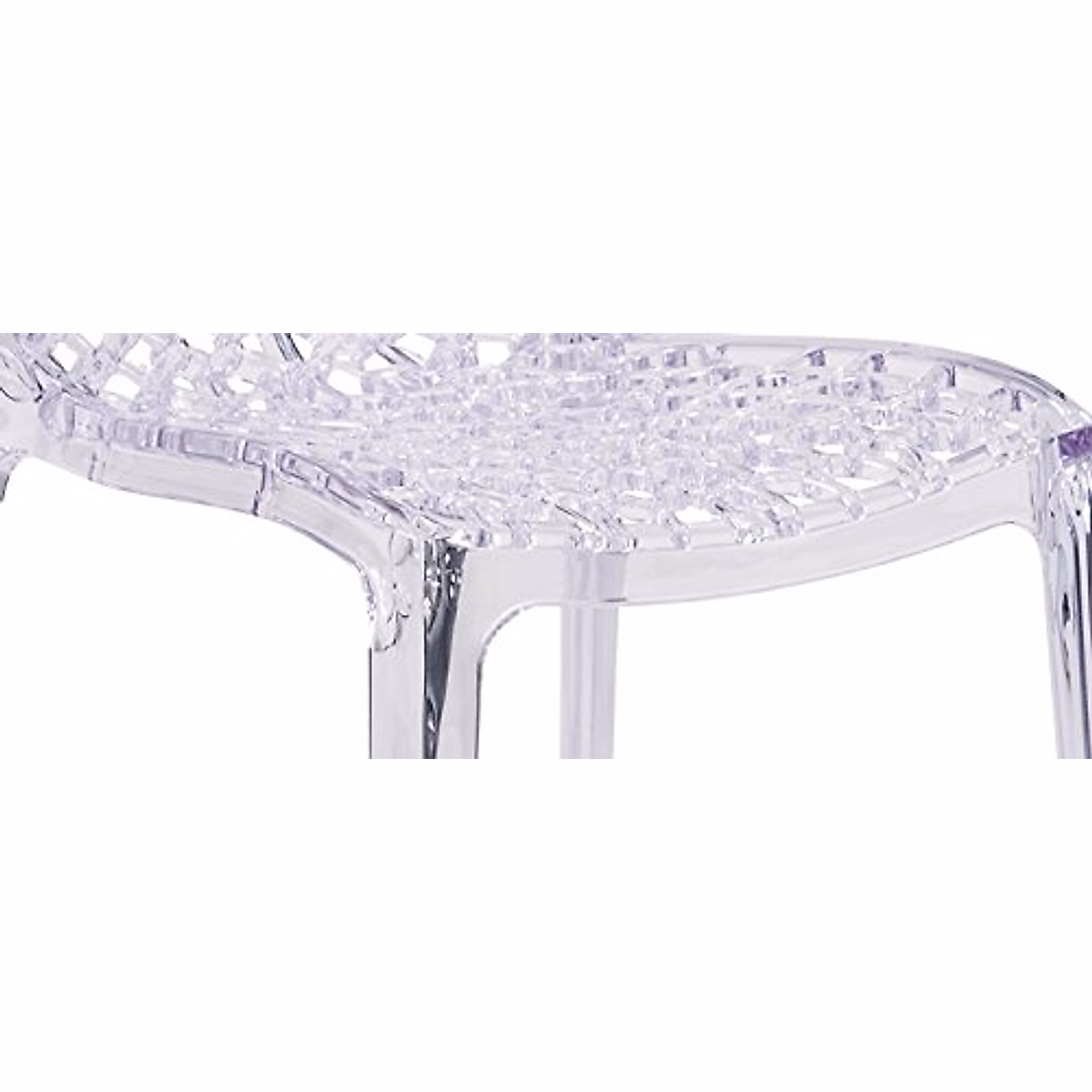 Flash Furniture Vision Series Transparent Stacking Side Chair