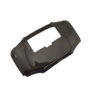 JMXLDS TPU Soft Silicone Case Crystal Clear Shell Protective Case Cover Spare Parts for GBA Gameboy Advance Transparent Black