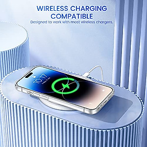 Caka Designed for iPhone 14 Pro Case, iPhone 14 Pro Case 2022 Glitter Bling Sparkle for Women Girls Liquid Floating Quicksand Cover with Screen Protector Phone Case - Blue Purple