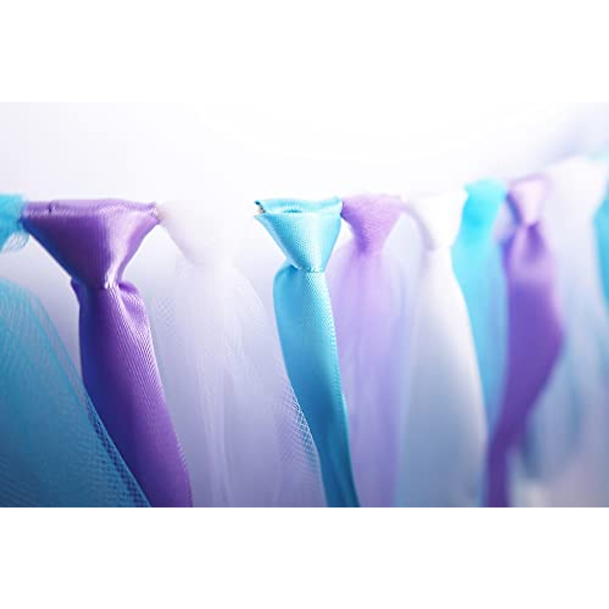 Snowflake Highchair Banner Decoration for Baby - Party Theme Pull Flag, High Chair Fabric Garland, 1st First Birthday Banner, Photo Props, Handmade