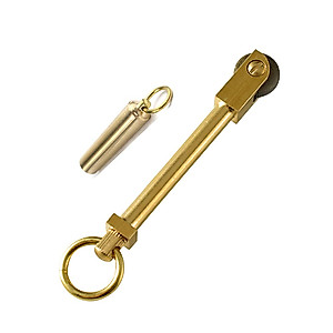 Ambrogio.L EDC Gear Spark Wheel Fire Starter Lighter Survival Outdoor Tool Kit Keychain,Gift/1x Waterproof Pill Container Holder Box