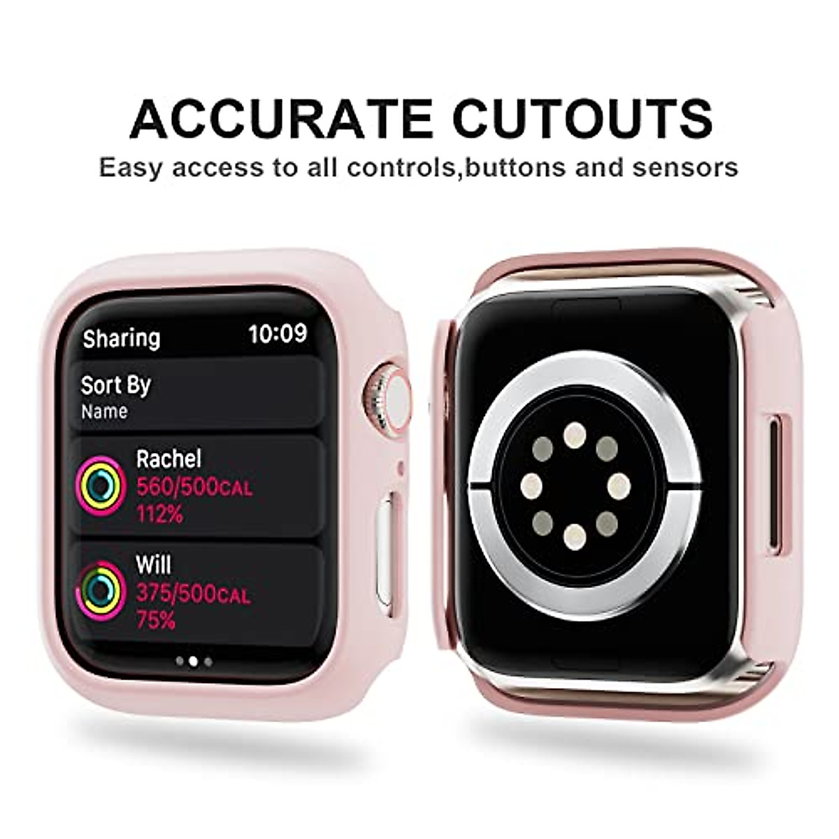 5 Pack Case for Apple Watch 45mm Series 7 Series 8, Haojavo Hard PC Frame Ultra-Thin Scratch Resistant Bumper Protective Cover for iWatch 45mm Accessories(No Screen Protector)