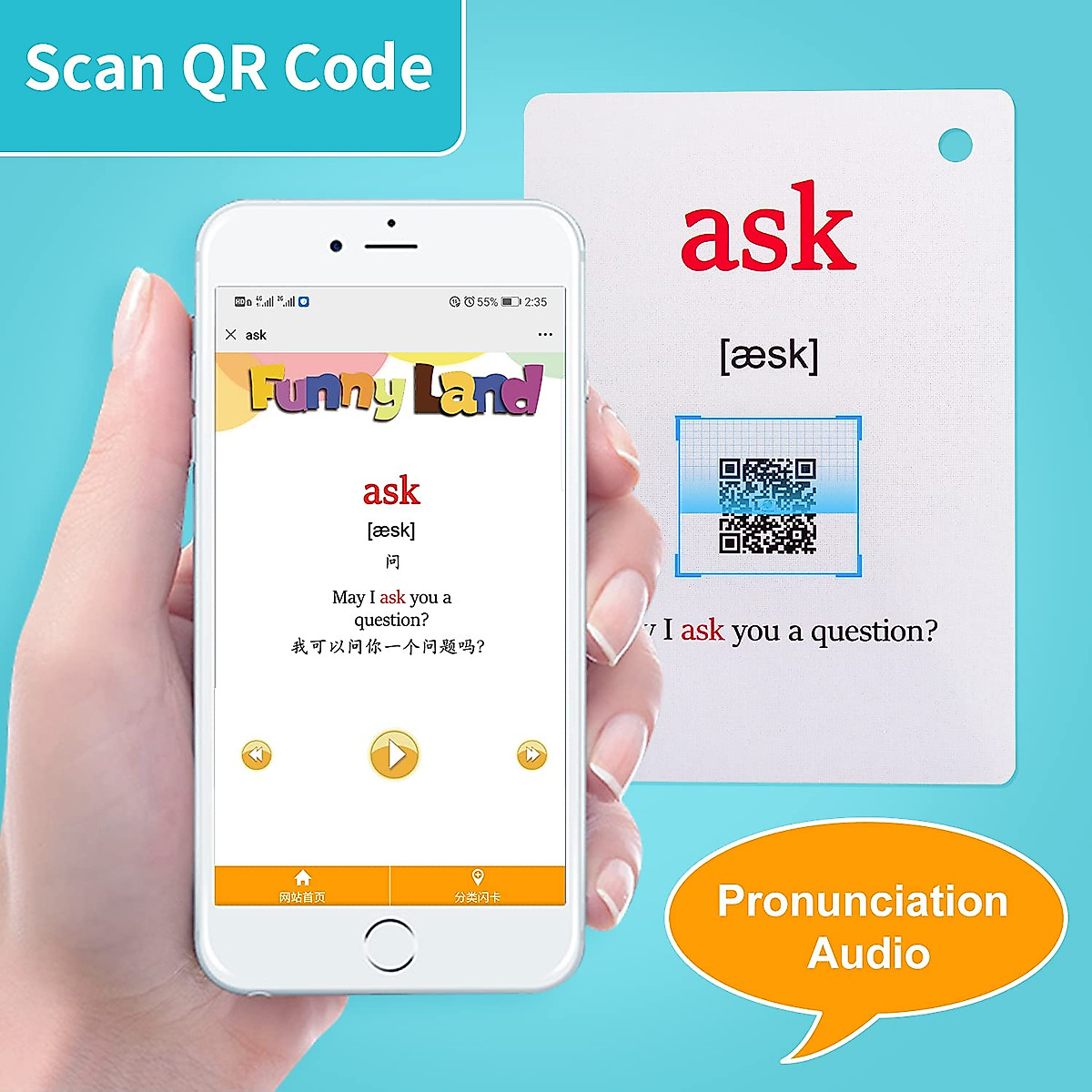 Lilias Verbs/Adjectives/Prepositions Flash Cards, English Words Learning Pocket Card for Toddlers, Toddler Learning Toys, Learning Supplies for Kindergarten Preschool, 3 Themes Set