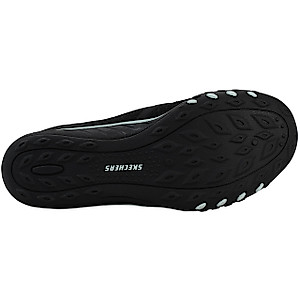 Skechers Women's Spectacular Breathe Easy Sneaker Black/Aqua 7.5