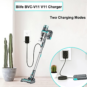 VHBW Vacuum Cleaner Charger for MOOSOO K23 Pro K20, Blife BVC-V11 V11, Fabuletta FSV101 FSV001, ORFELD B08 C10A Cordless Vacuum Charger Replacement 31V Power Cord Adapter