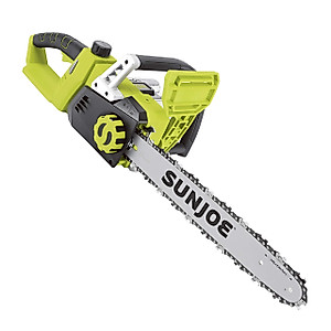 Sun Joe 24V-X2-CS16-MAX 48-Volt IONMAX Cordless Chain Saw Kit, 16-Inch, Replacement Chain Included, W/ 2 x 2.0-Ah Batteries and Charger