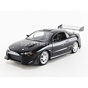 Greenlight Artisan Collection 19040 1995 Mitsubishi Eclipse Black 1:18 Scale