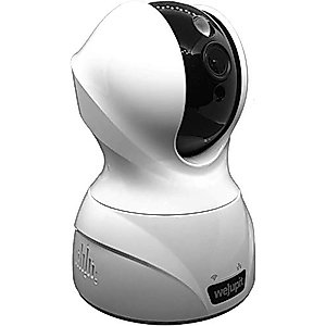 Security Camera Full HD 1080P WiFi Baby/Pet/Home Monitor - weJupit Wireless Indoor Pan/Tilt/Zoom IP Camera, Motion Detection, Two-Way Audio, Night Vision - Cloud Storage