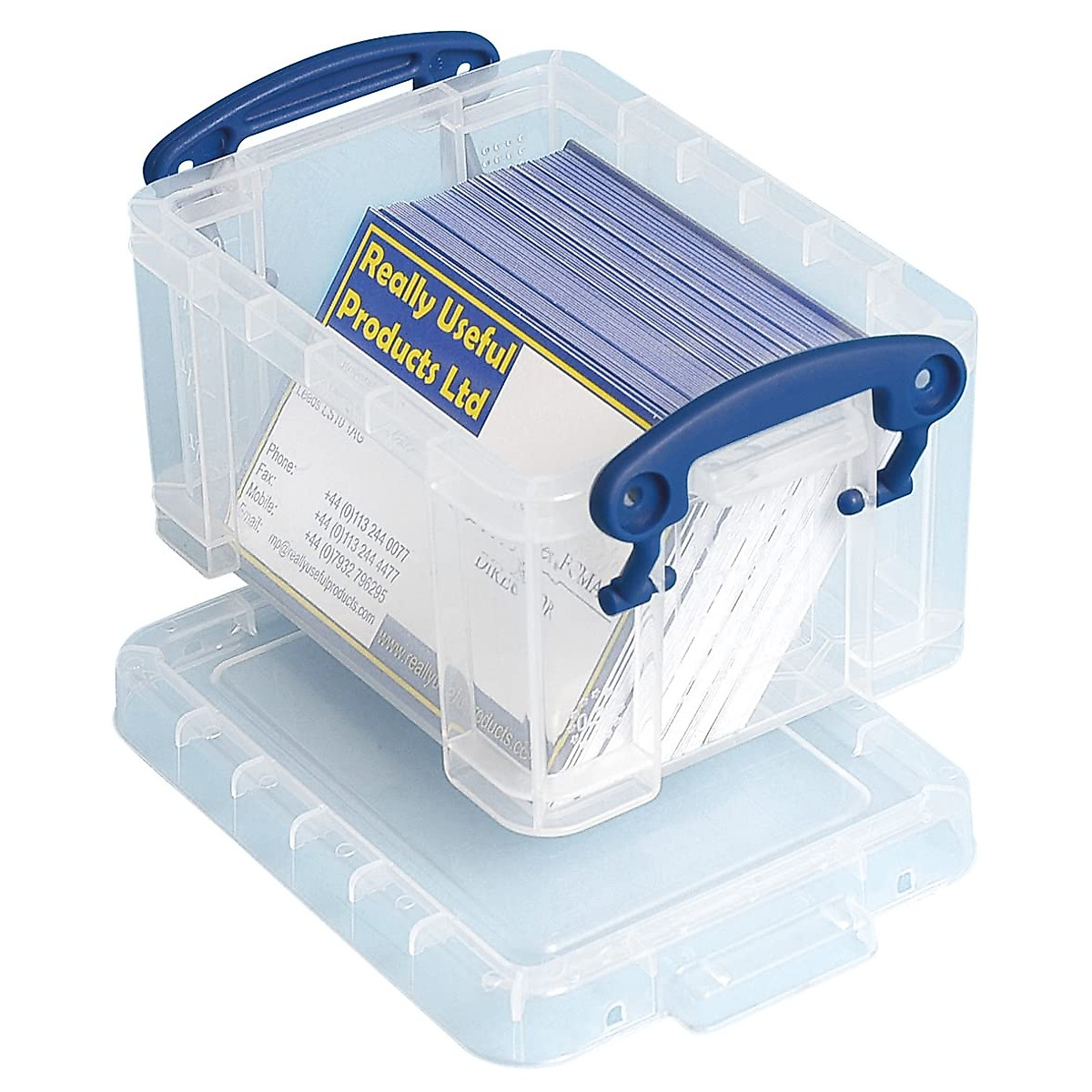 Really Useful Plastic Storage Box 0.3 Litre Clear (Pack of 10)