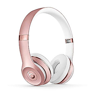 Beats Solo³ Wireless On-Ear Headphones - Apple W1 Chip - Rose Gold with AppleCare+ Bundle