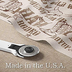 Glenna Jean Carson Changing Pad Cover, Cowboy Print