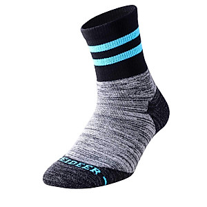 FEIDEER 5 Pairs Women's Hiking Walking Outdoor Recreation Socks Wicking Cushion Crew Socks (5WS18205-M)