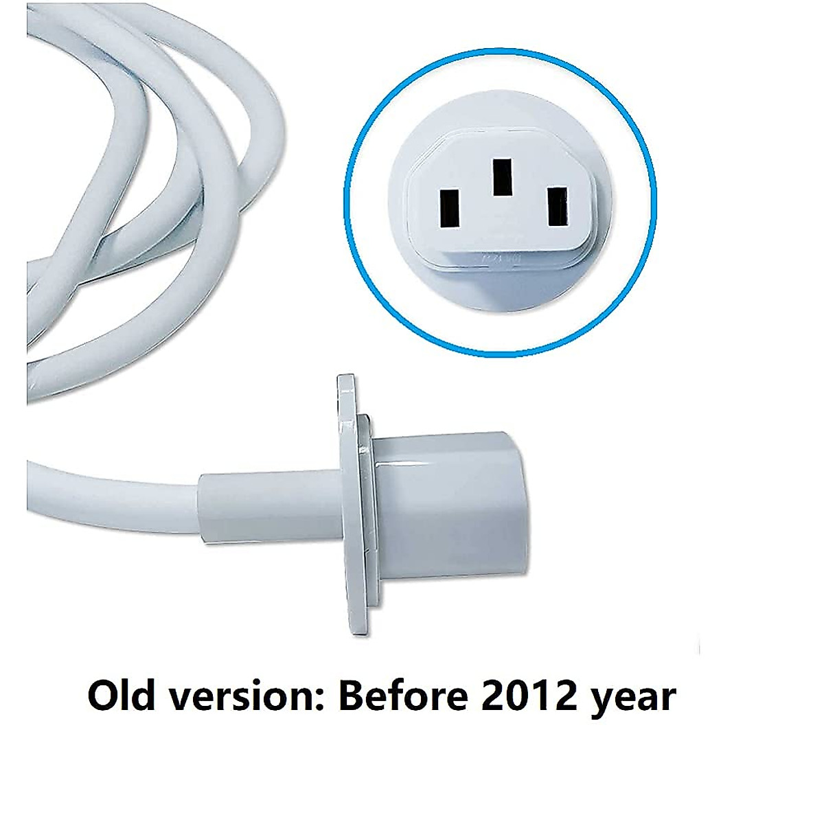 WESAPPINC Replacement Extension Cable for Apple Power Mac G5 iMac 20" 21.5" 24" 27" Power Supply Cord