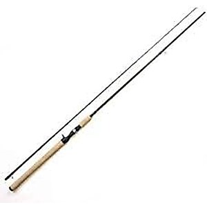 Lamiglas X-11 LX90MC | 9'0" 2-PC. Fishing Rod, 6-15lb Medium Steelhead Drift, Spinner & Spoon Casting Rod (w/Cork Handle),Black