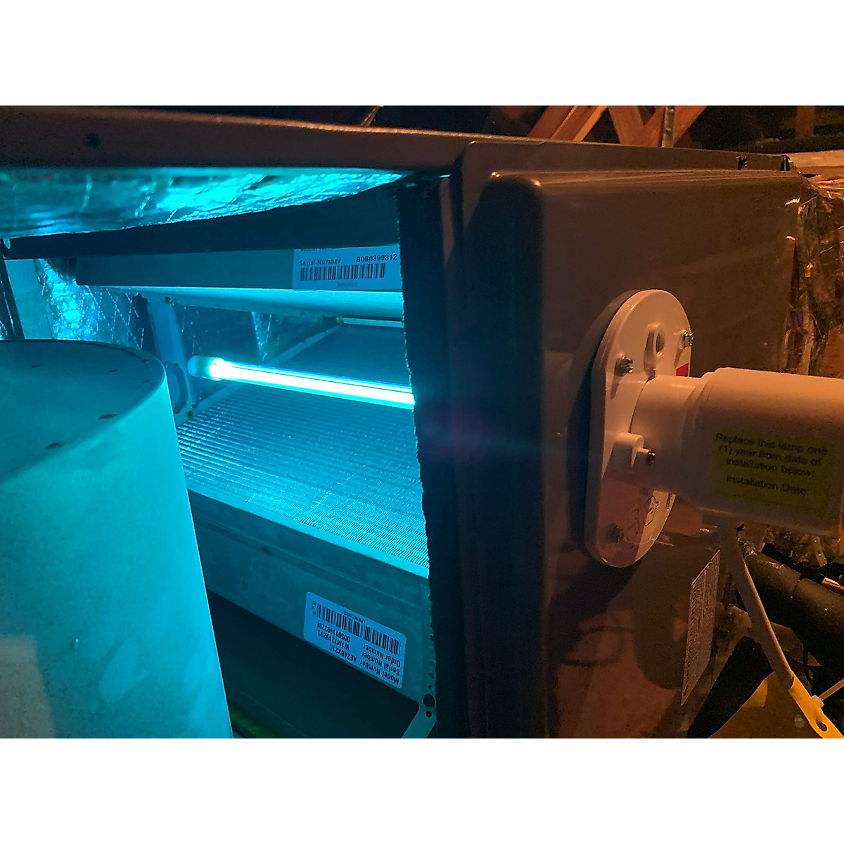 Haven Plus HVAC Air Purifier and Replacement Lamp | Powerful 16" Uvc Lamp, Pco & Carbon Filters | Cleans the HVAC System | Diy Install In As Little As 15 Minutes