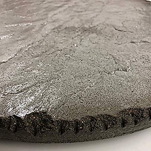 Concrete Lazy Susan | Handcrafted 15" Chiseled Edge Turntable