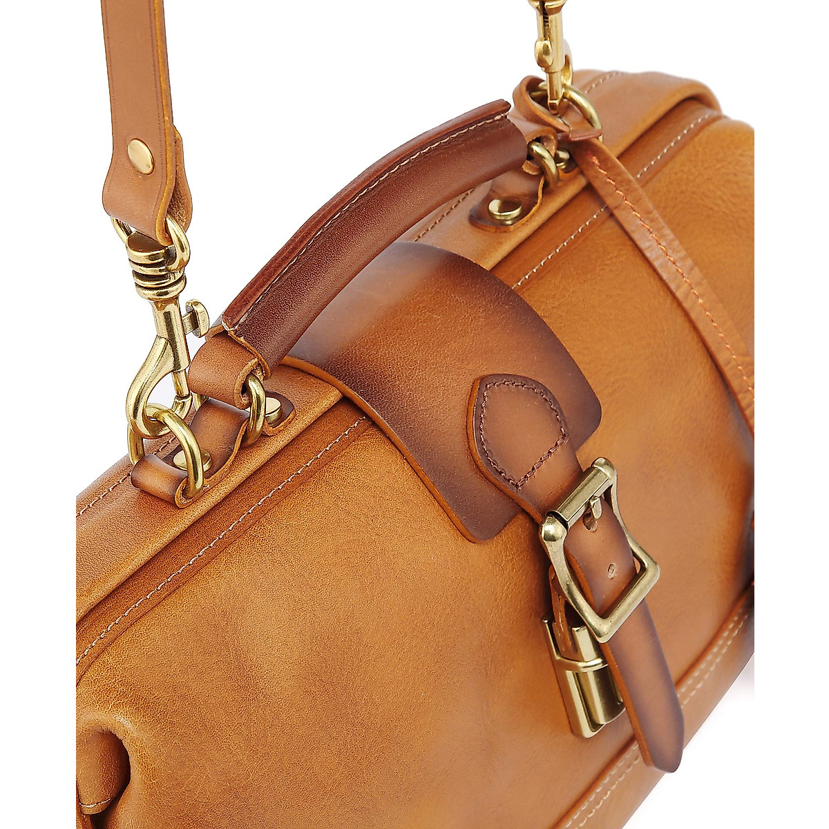 OLD TREND Genuine Leather Doctor Satchel (Chestnut)