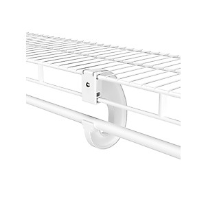 ClosetMaid 5655 Hang Rod Support Conversion Bracket, White