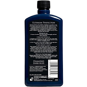 Car Gods Iris Custom Color Dark Blue 3-in-1 Polish Wax Color Restorer & Scratch Remover, 16 Colors Available, 17 Fl Oz