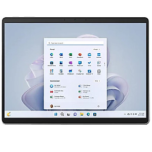 Microsoft QLP-00001 Surface Pro 9 13" Touch Tablet, Intel i7, 32GB/1TB, Platinum Bundle Surface Pro Keyboard, Surface Slim Pen 2 and 2 YR CPS Enhanced Protection Pack