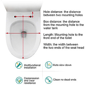 D-Shaped Toilet Seat, Built in Potty Training Toilet Seat, Toddler Toilet Seat Slow Close, Fits Both Adult And Child, PP Material,Green