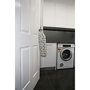 Plastic Bag Holder I Grocery Shopping Bags Carrier I Dispenser I Storage I Organizer. Multiple Designs/Sizes - Dachshund Dwelling, Large