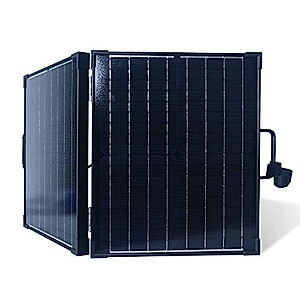 Nature Power 40-watt Portable Monocrystalline Solar Panel for 12-Volt Charging in Briefcase Design