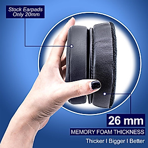 Virtuoso XT Ear Pads Replacement for Virtuoso RGB Wireless SE XT Headset, More - Softer Memory Foam, Added Thickness, Extra Durability, Hybrid (PU/Velour)