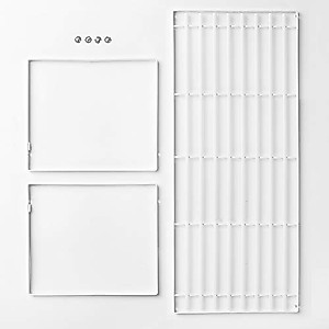 Poeland Kitchen Cabinet Storage Shelf Rack - Steel Metal Frame - Rust Resistant Coating for Home Kitchen and Bathroom