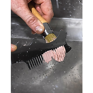 ROLLINGDOG Trim Paint Brush-3PC Trim Brush Set,Small Paint Brush, Edge Painting Tool for Windows, Walls,Doors(15mm,18mm,21mm)