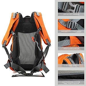 LOCALLION Hiking Backpack 30L Hiking Daypacks Bike Backpack, Travel Daypack for Trekking Mountaineering Camping Men Women