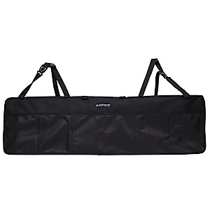 IT-08 Trunk Organizer Backseat Large Anti-slip Storage Hanging Utility Tool Space Saver Bag for Cars, SUVs & Trucks (Black)
